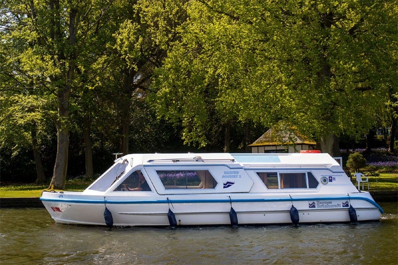 Brinks Sonnet Purpose built Norfolk Broads hire boat Sleeps 2